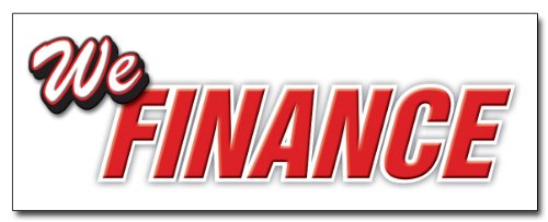 24" WE Finance Decal Sticker Used Cars car Dealer lot