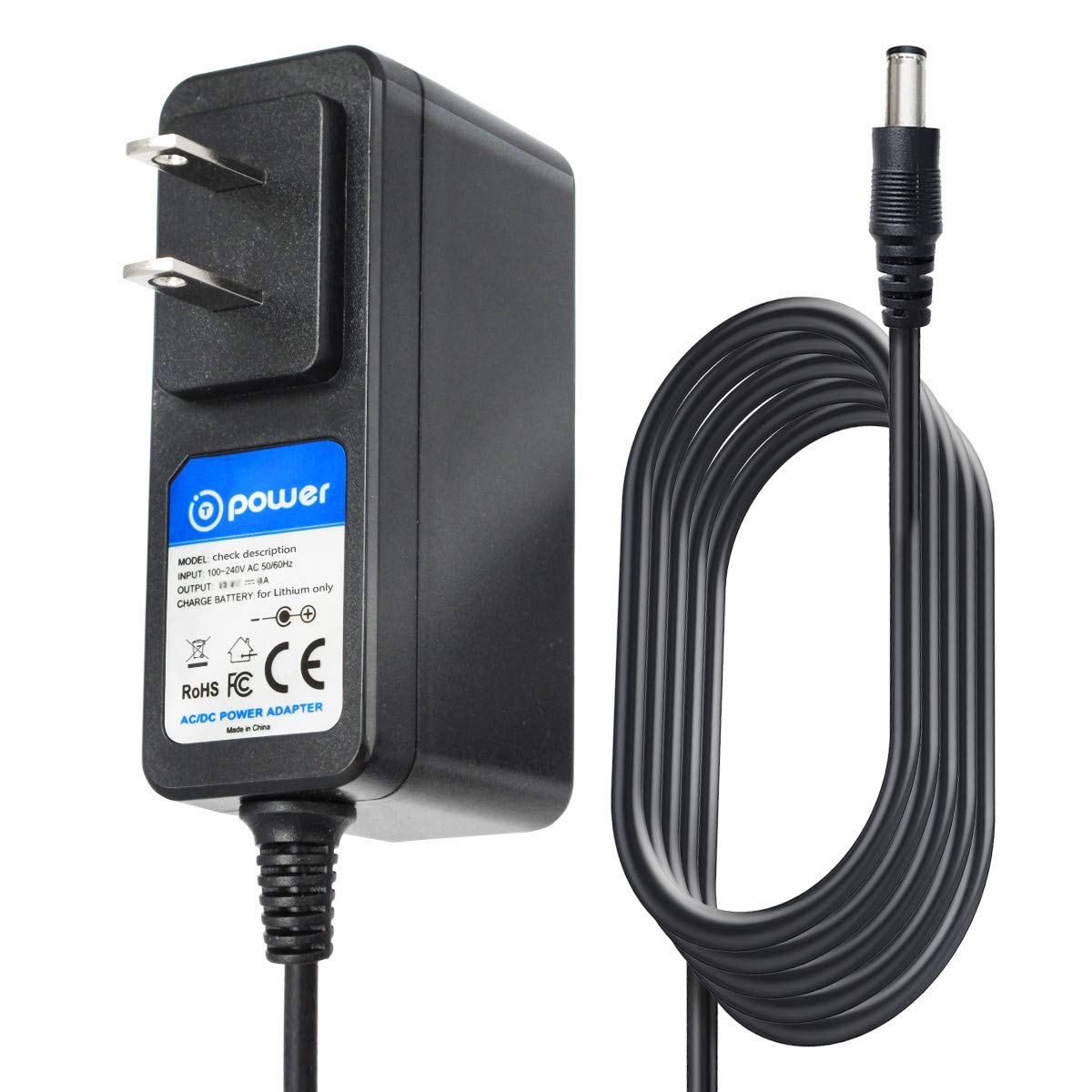 T POWER 15V Charger for Whisker Litter Robot 2, 3 4 LR3, LR4-PS-US LR3RE-1000, Litter-Robot 3 Connect Bubble Litter Robot 2,3, III 4 Open Air Self Cleaning cat Litter Box Power Supply Ac Dc Adapter