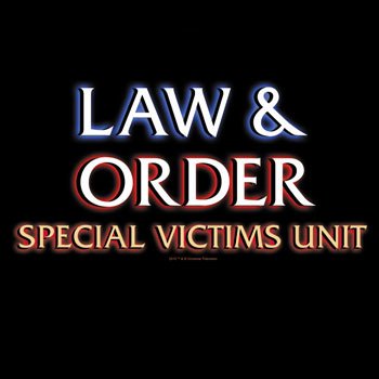 Law & Order Special Victims Unit TV Show Logo Crop Sleeve Fitted Juniors T-Shirt, X-Large