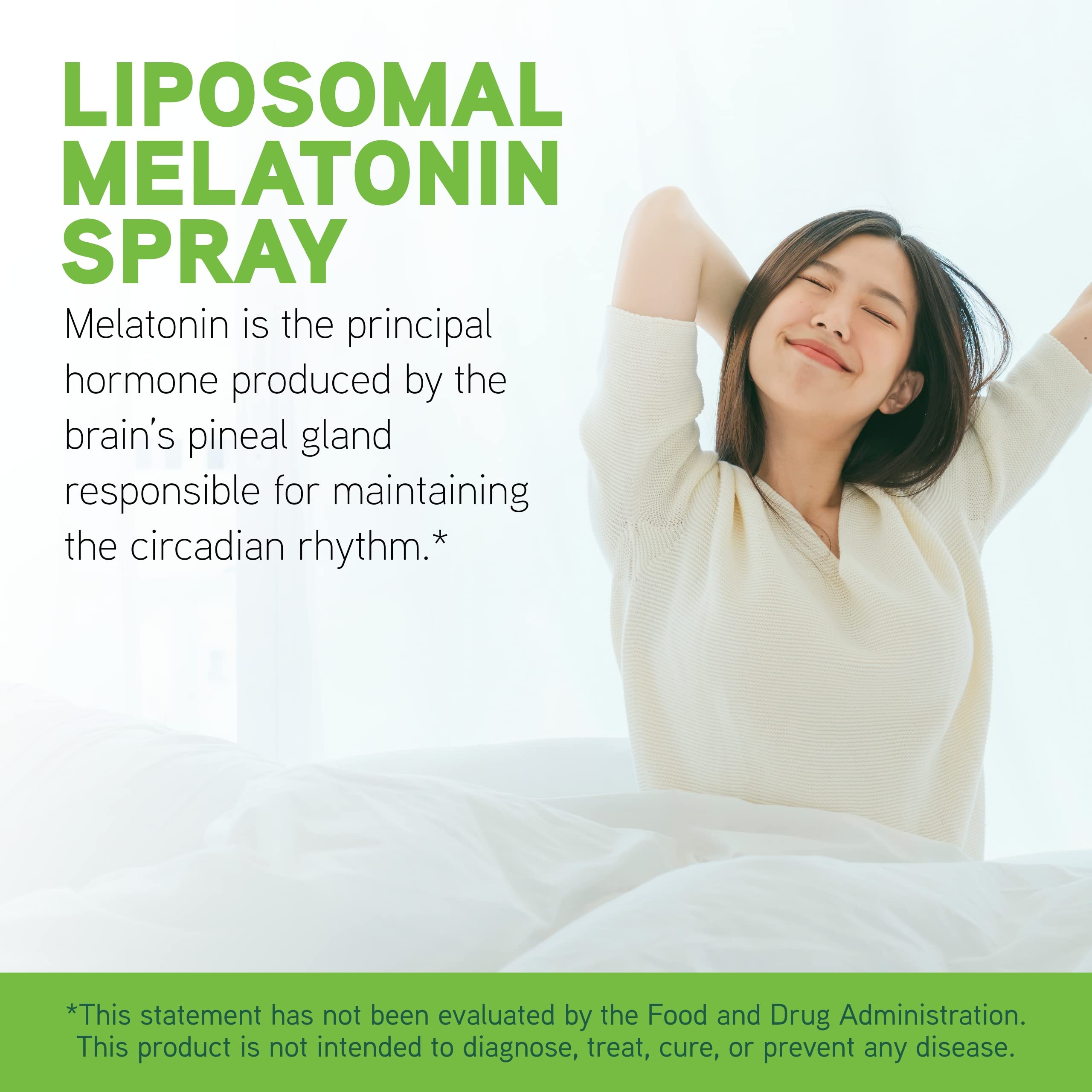 DAVINCI Labs Liposomal Melatonin Spray - Sleep Support Supplement - Bedtime Spray with 3mg Melatonin Per Serving, Fast-Acting Formula, Promotes Restful Sleep* - 30 mL