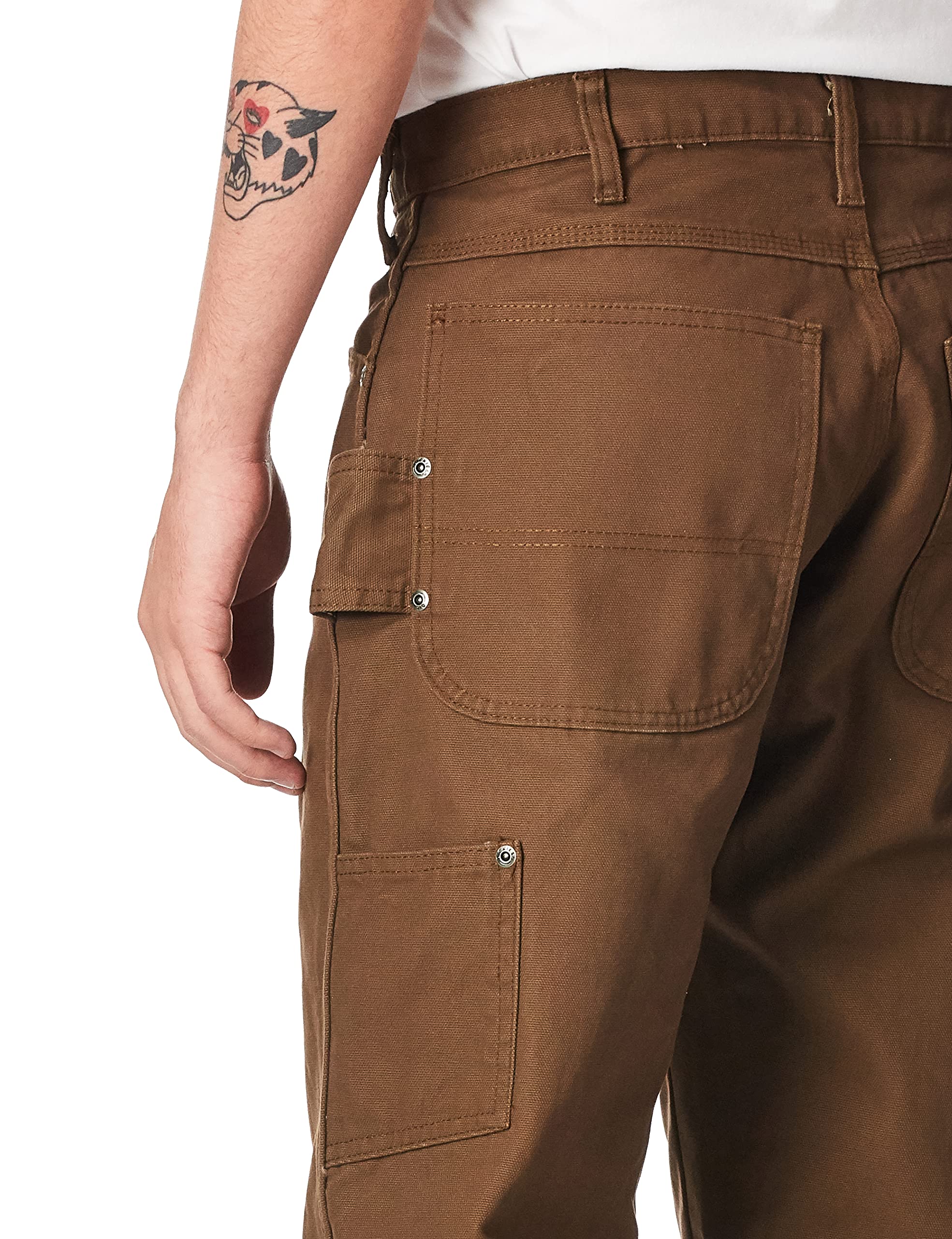Dickies mens Sanded Duck Carpenter jeans, Timber, 30W x 32L US