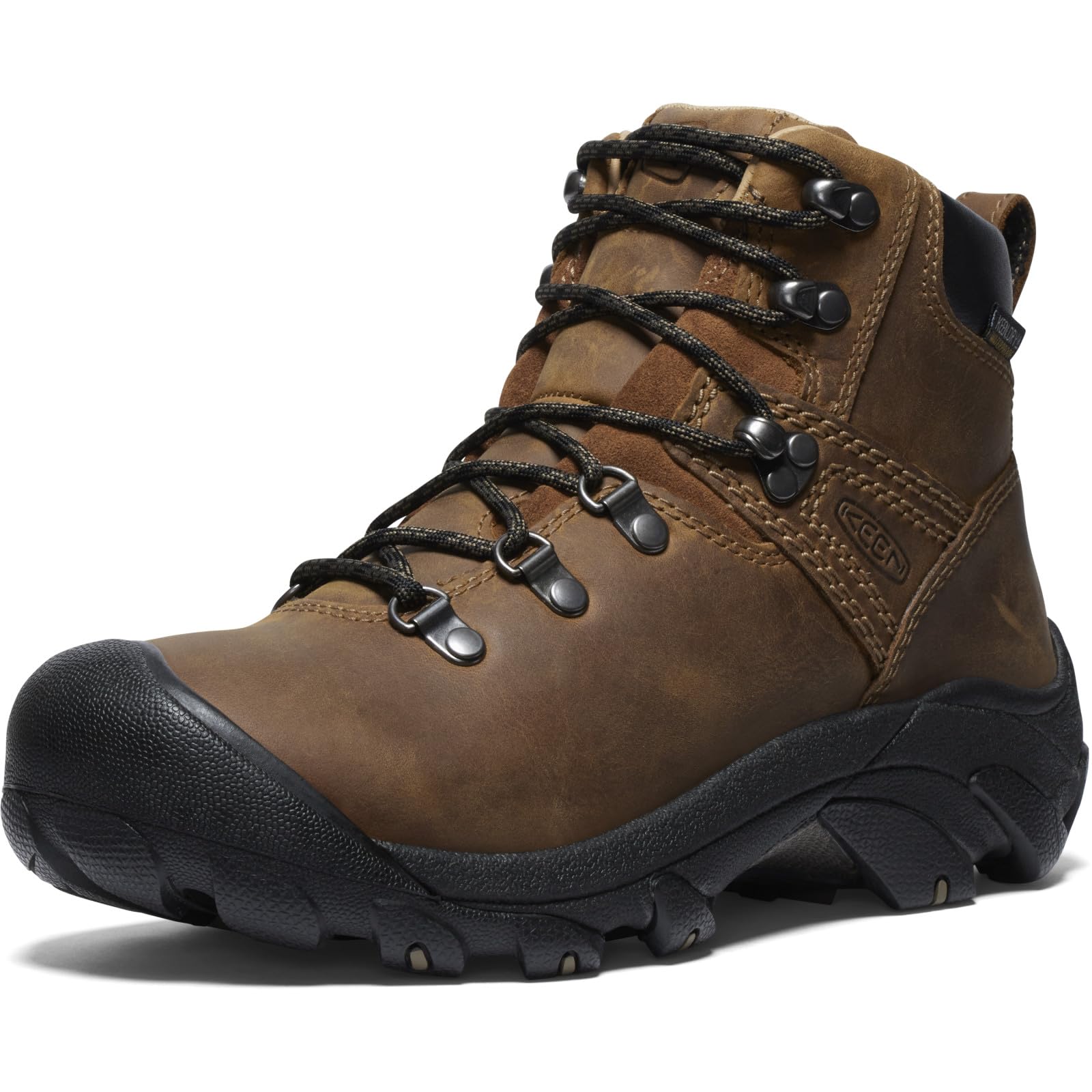 KEEN Women's Pyrenees Mid Height Waterproof Hiking Boots, Syrup, 9