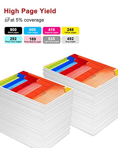 CLI-42 Compatible Ink Cartridges Replacement for Canon CLI42 CLI-42 CLI 42 Use with Pro-100 Pro 100 Printer 8 Value Pack