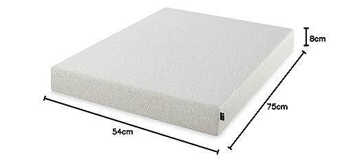 ZINUS 8 Inch Ultima Memory Foam Mattress, Full, Fiberglass Free, Pressure Relieving, CertiPUR-US Certified, Mattress in A Box, White