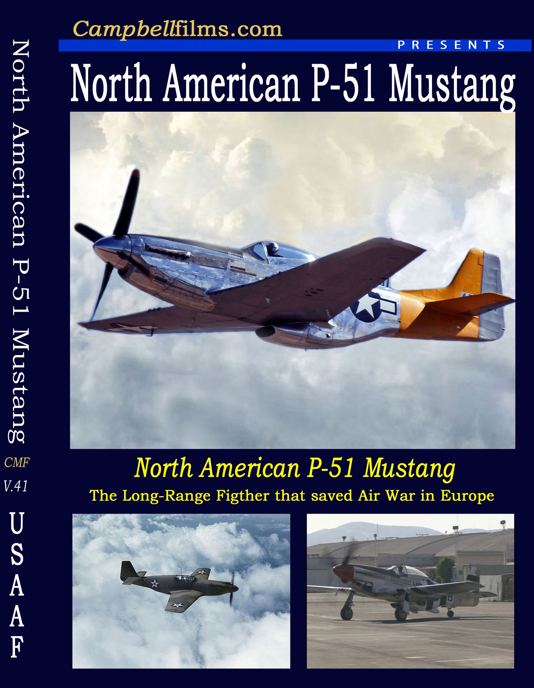 North American P-51 Mustang WW2 Warbird A-36 F-51 Korea old films DVD