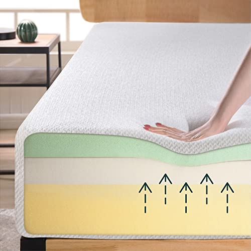 ZINUS 8 Inch Ultima Memory Foam Mattress, Full, Fiberglass Free, Pressure Relieving, CertiPUR-US Certified, Mattress in A Box, White