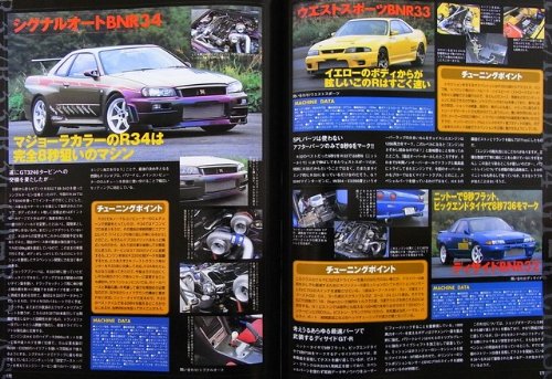 SKYLINE TYPE M & GT-R STREET PERFECT TUNING R32 R33 R34 (Japan Import)