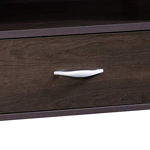 Sauder Beginnings Panel TV Stand, For TV's up to 42", Cinnamon Cherry finish