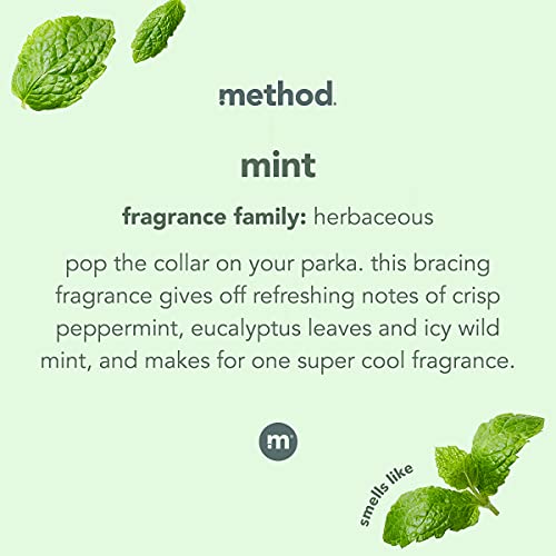 Method Glass Cleaner + Surface Cleaner Refill, Mint, 68 Ounce