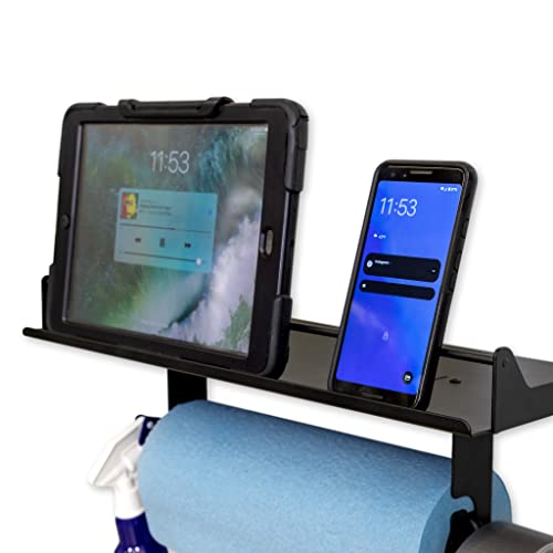 StoreYourBoard Paper Towel Holder, Wall Mount Shelf, Holds 50 lbs, Garage, Home, Quick Clean Station