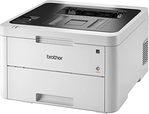 Brother HL-L32 30CDW Series Compact Digital Wireless Color Laser Printer - Mobile Printing - Auto Duplex Printing - Ethernet & USB Connectivity - Print Up to 25 Pages/Min + HDMI Cable
