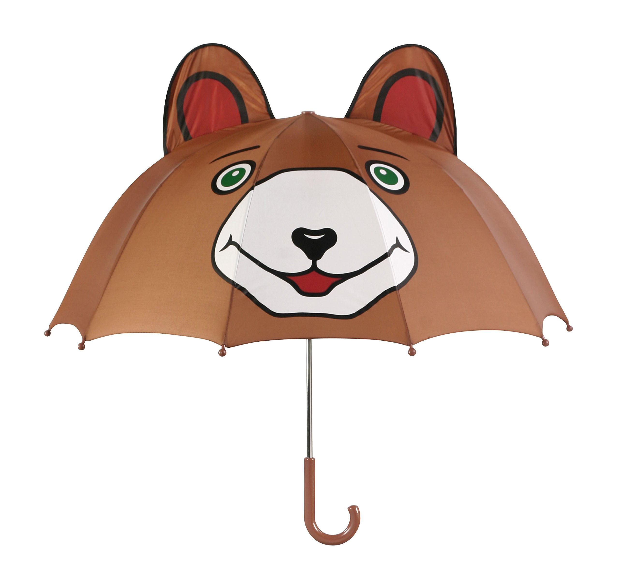 Kidorable Boys' Bear Umbrella, Brown, One Size