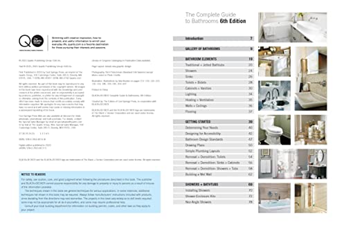 Black and Decker The Complete Guide to Bathrooms Updated 6th Edition: Beautiful Upgrades and Hardworking Improvements You Can Do Yourself (Black & Decker Complete Photo Guide)
