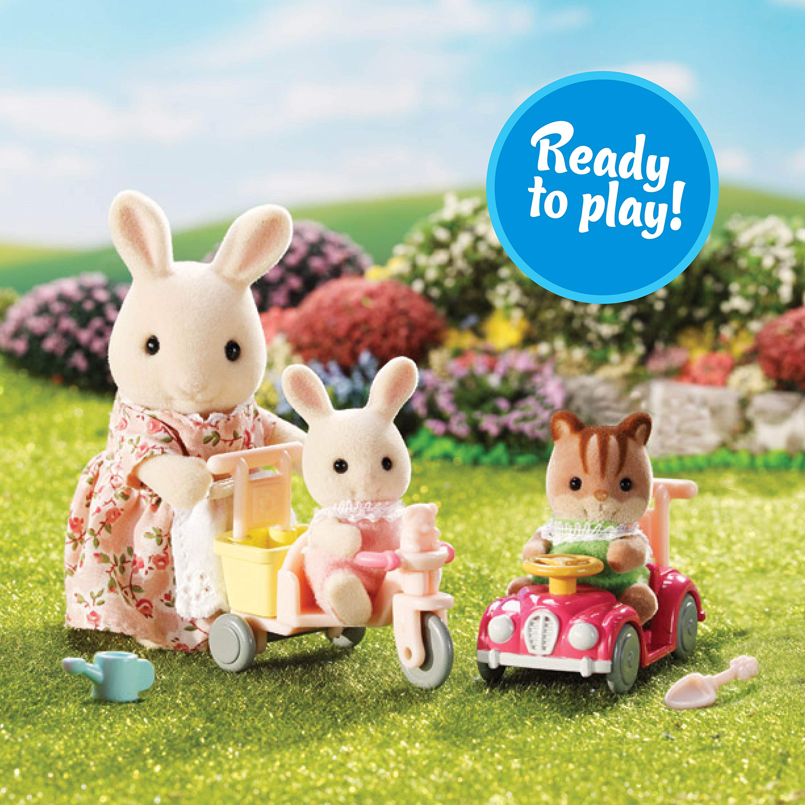 Calico Critters Apple & Jake's Ride n Play