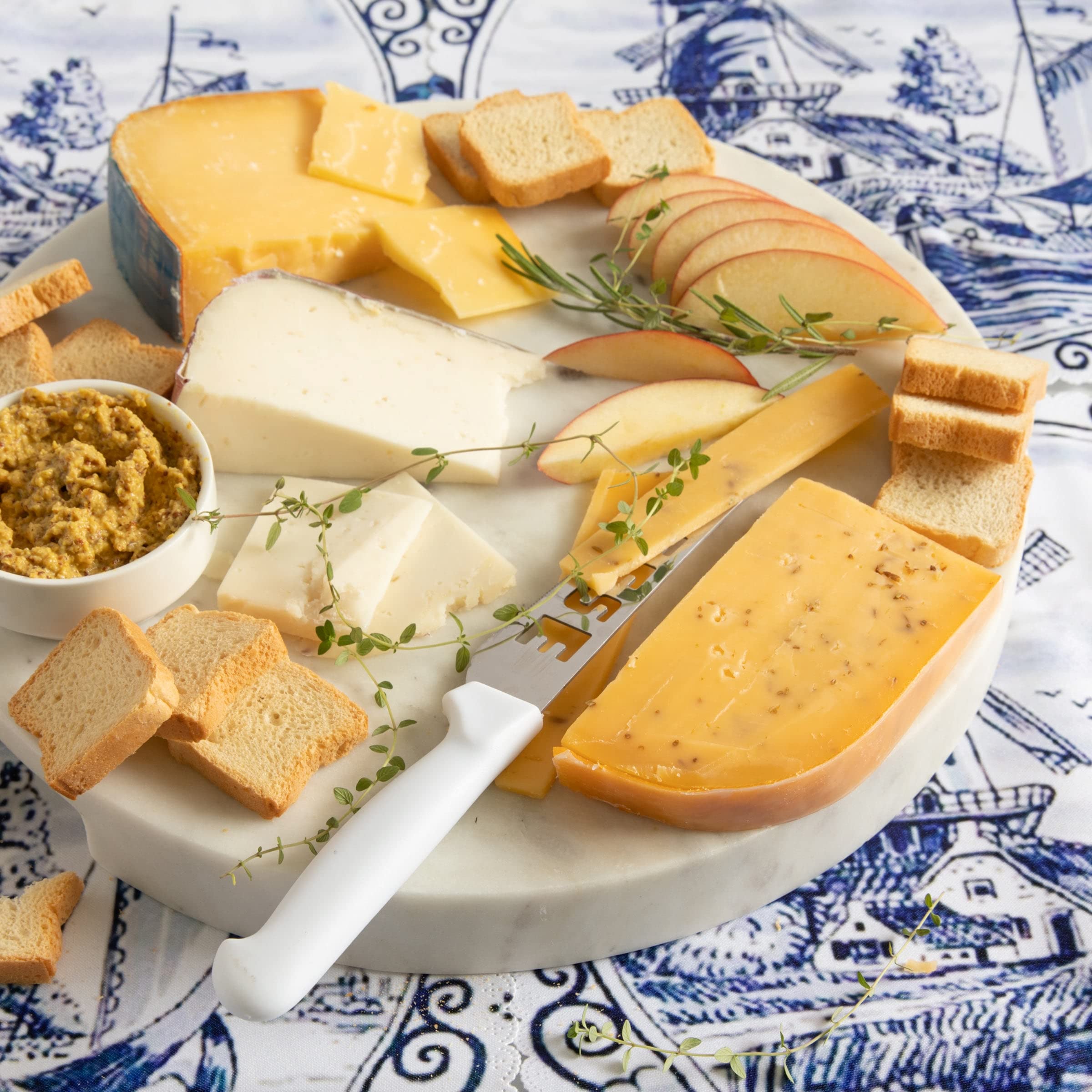 igourmet Dutch Classic Gourmet Gift Basket - Filled with Gouda, Dorothea and Leyden Cheeses, Dutch Mustard, Crackers, Tea, Chocolate, and Waffles