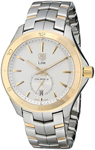 Tag Heuer Men's WAT2150.BB0953 Link Calibre S Silver Dial Dress Watch