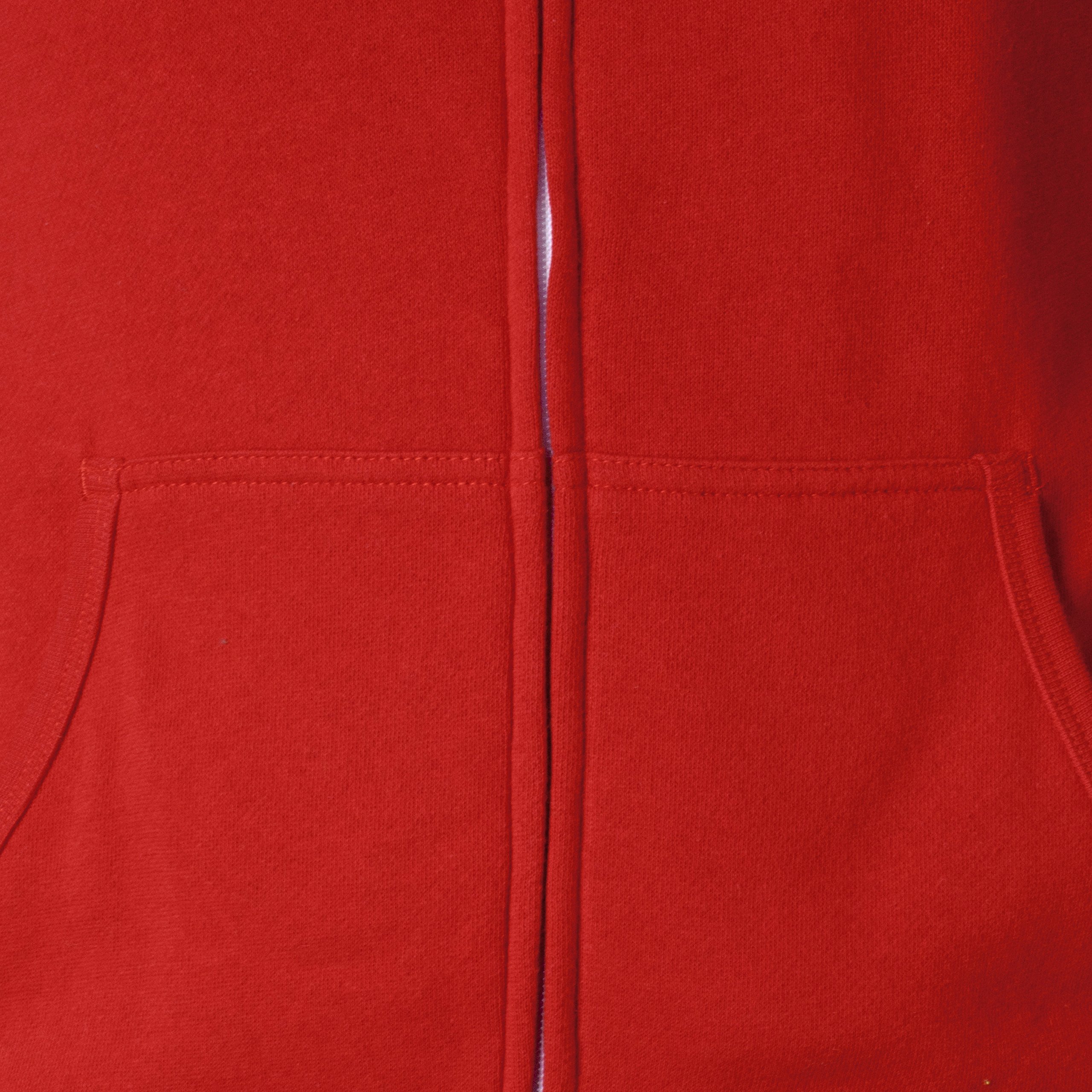 Independent Trading Co Unisex Full Zip Hooded Sweatshirt AFX90UNZ, Red, X-Large