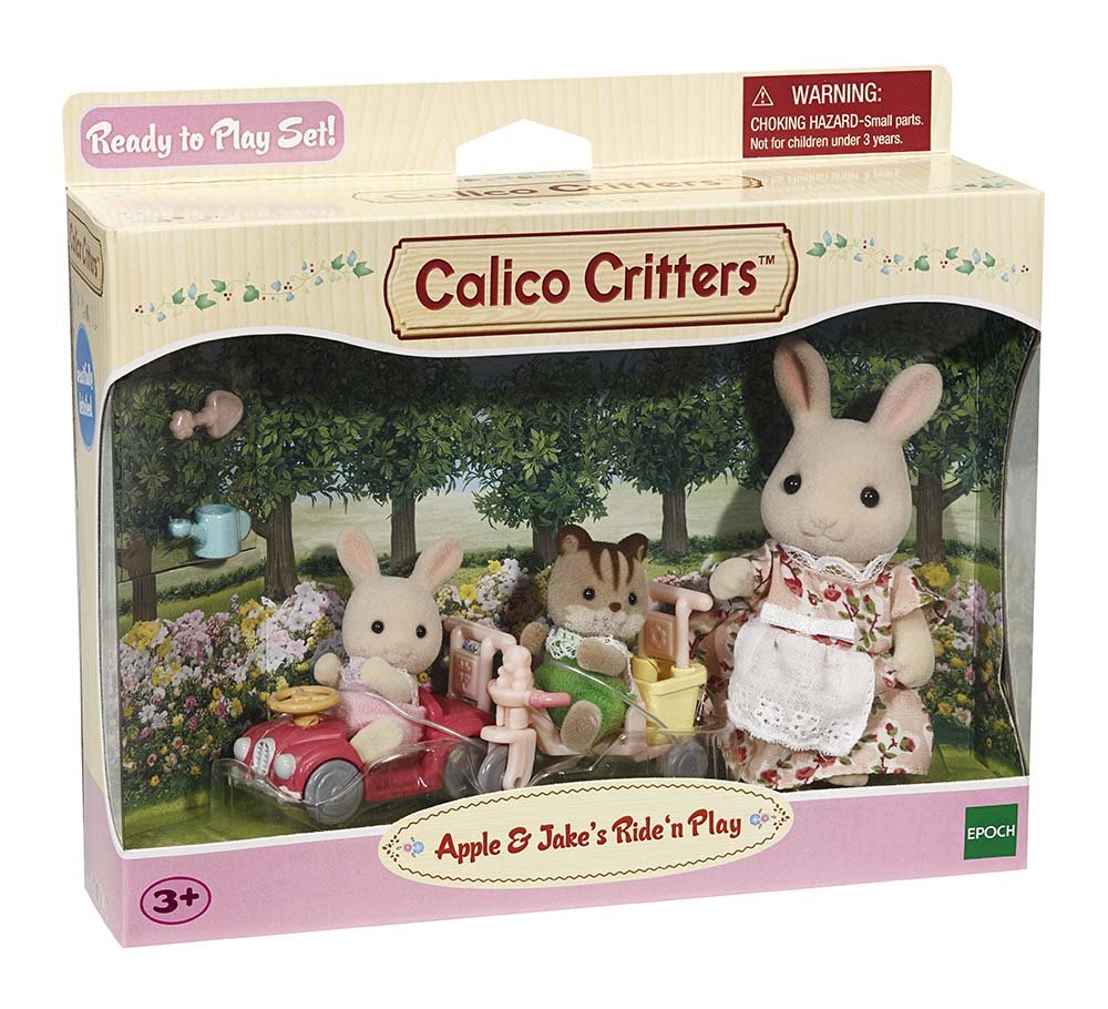 Calico Critters Apple & Jake's Ride n Play