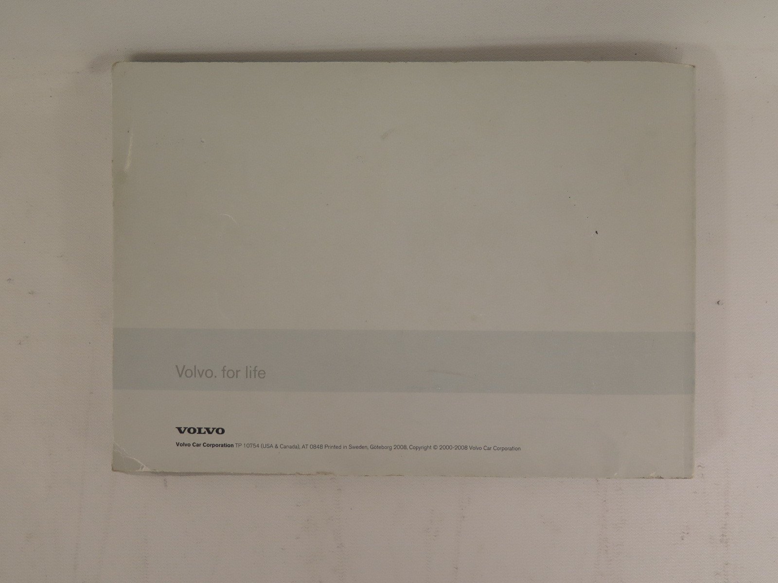 2009 Volvo S60 S 60 Owners Manual