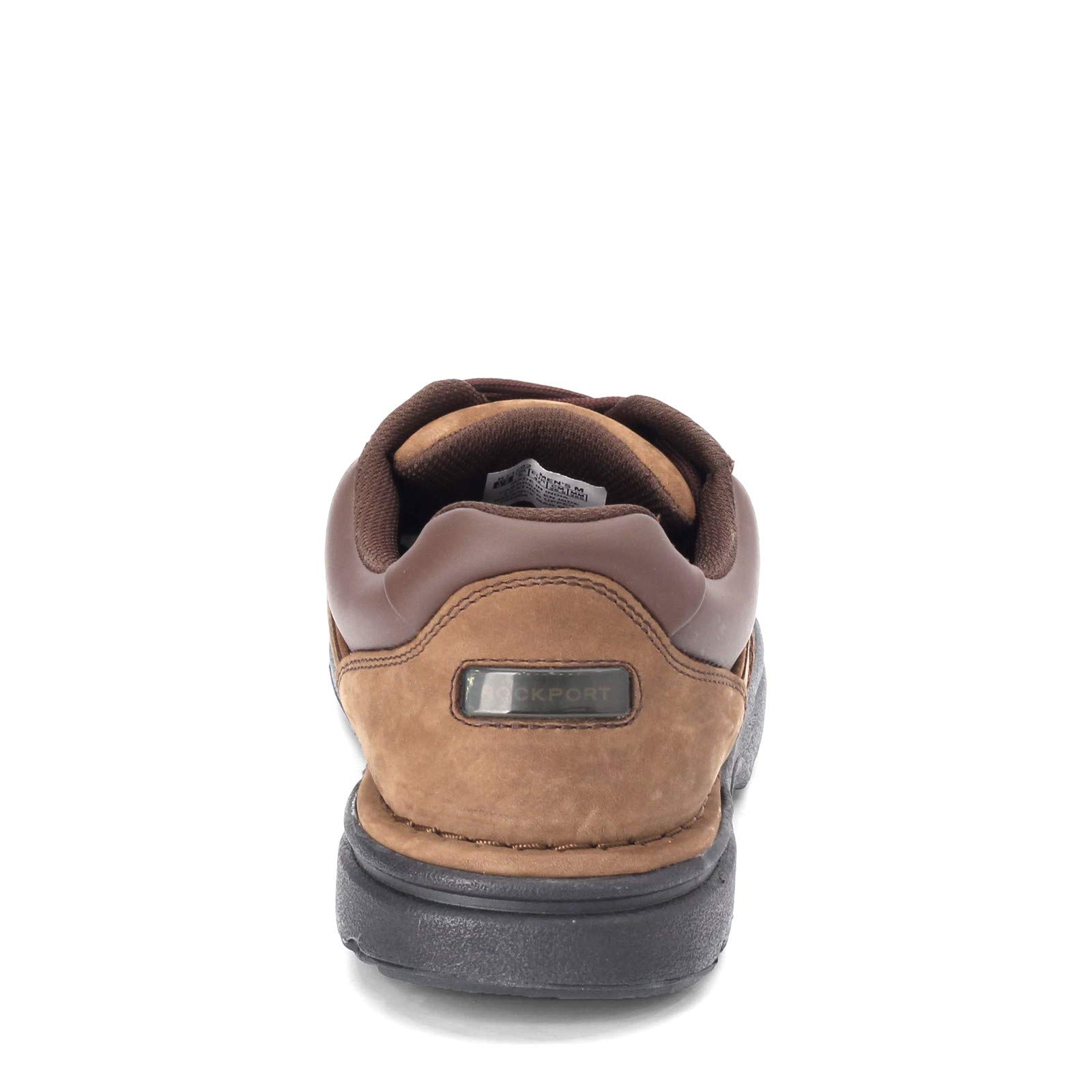 Rockport Men's Eureka Walking Shoe, Chocolate Nubuck, 12 Wide
