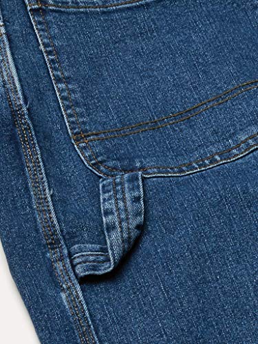 Dickies mens Flex Carpenter Denim Jeans, Stonewashed Indigo Blue, 32W x 32L US