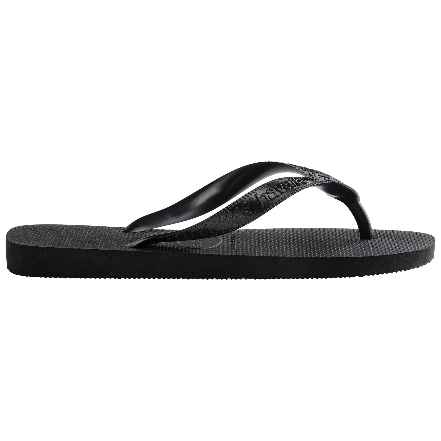 Havaianas Men's Top Flip Flop Sandal, Black, 9-10 M US