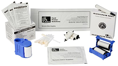 Zebracard 105909G-057 Cleaning Swab Kit for All Zebra Card Printers (Pack of 25)