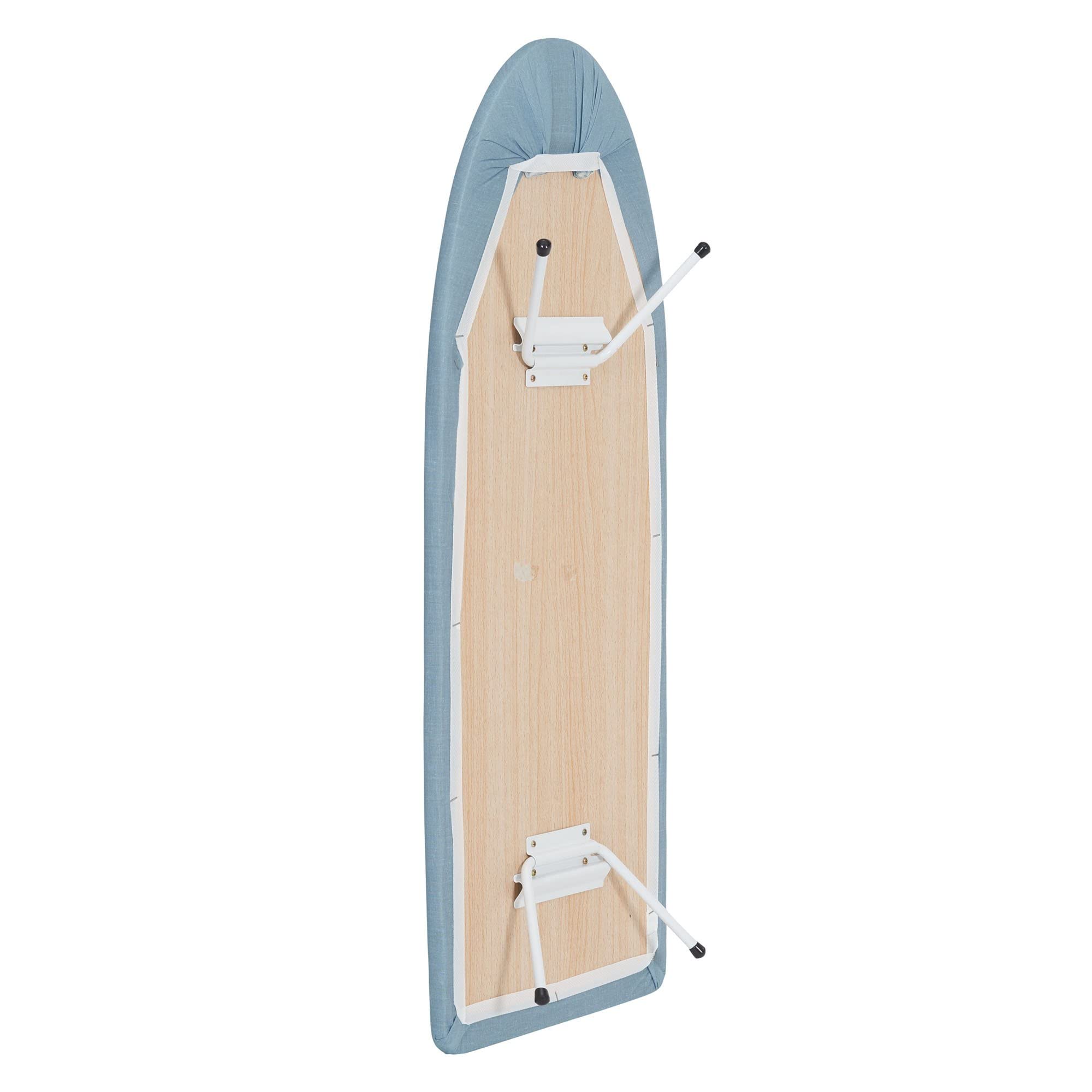 Household Essentials 120101-0 Collapsible Space Saving Tabletop Ironing Board with Folding Legs | Blue, 12" X 31"