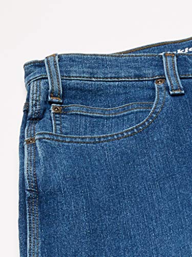 Dickies mens Flex Carpenter Denim Jeans, Stonewashed Indigo Blue, 32W x 32L US