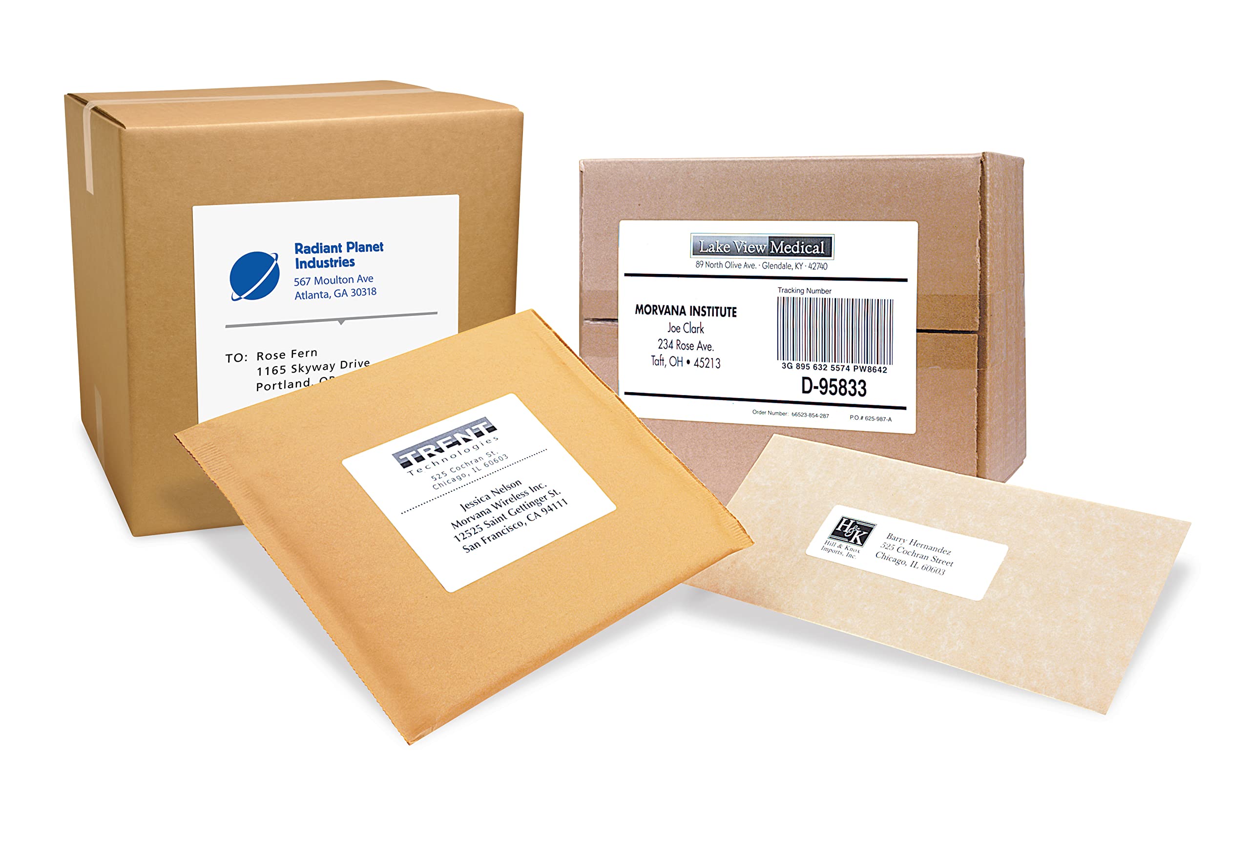 PRES-a-ply Laser Address Labels, 1 x 2-5/8, White, 3000/Box