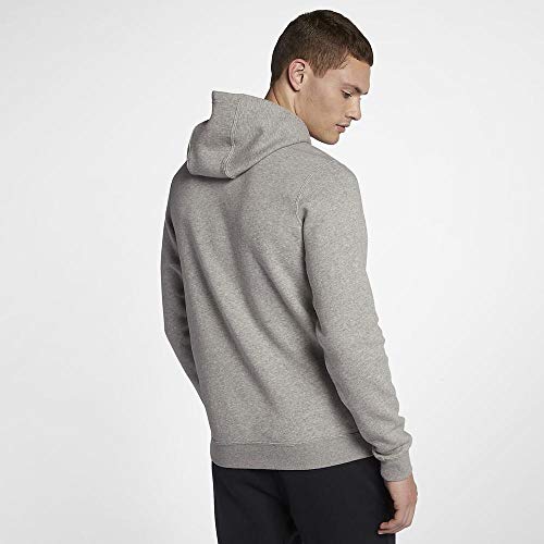 Nike Men's Sportswear Club Pullover Hoodie, Light Grey Heather/Light Grey Heather/White, XX-Large