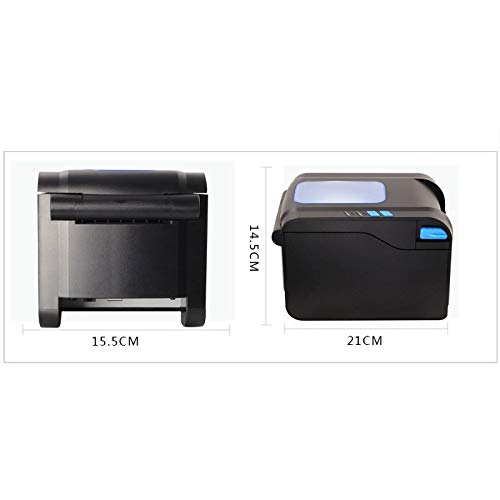 XXXDXDP USB Port Barcode Label Printer Thermal Barcode Printer Thermal Receipt Printer for 16mm or 82mm Thermal Paper