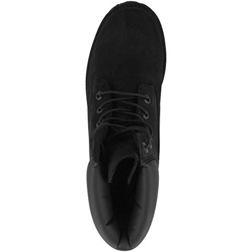 Timberland Baby 6" Premium Waterproof Boot Core Little Kid, Black Nubuck, 10 M US Toddler