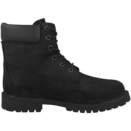 Timberland Baby 6" Premium Waterproof Boot Core Little Kid, Black Nubuck, 10 M US Toddler