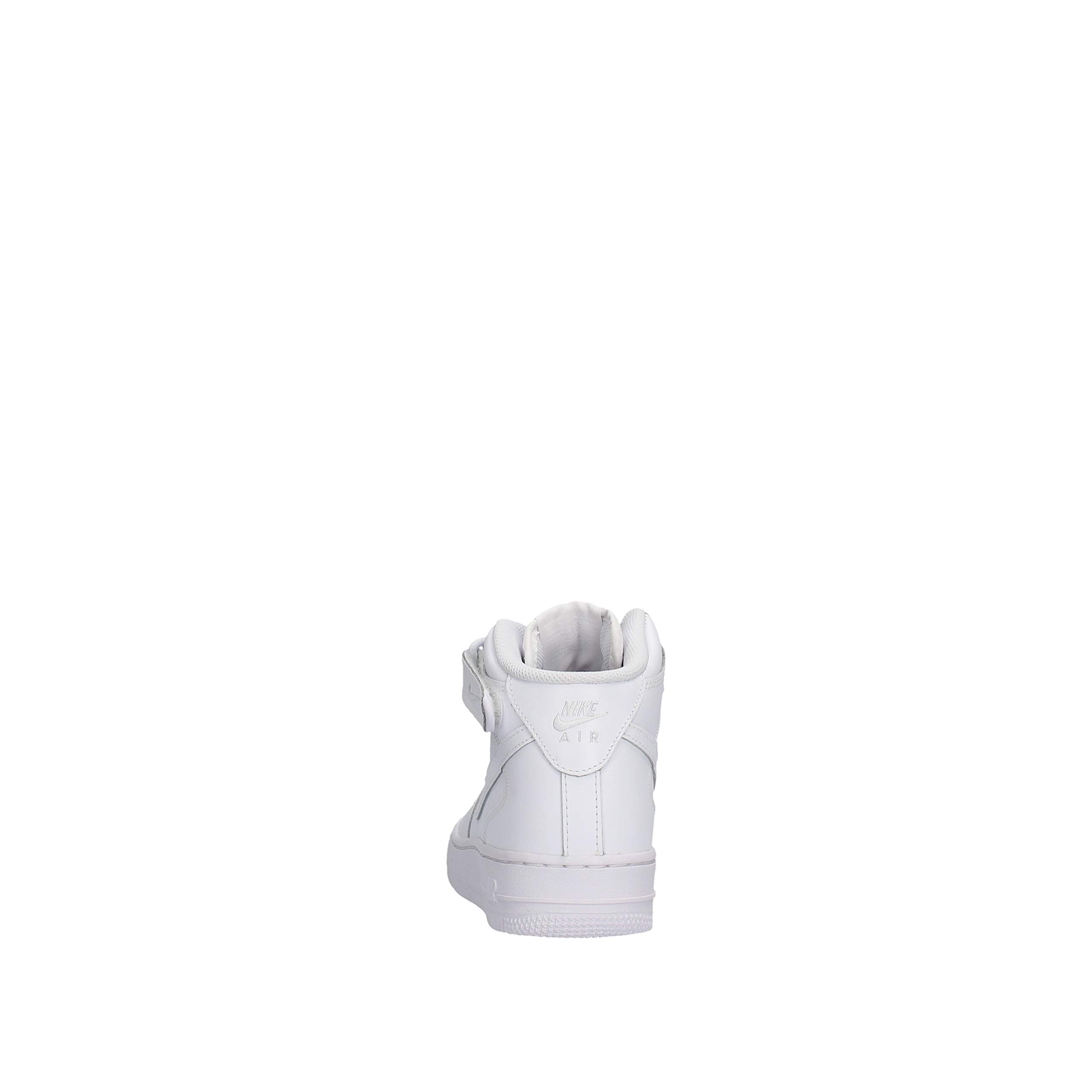 Nike Boys' Air Force 1 Trainers, White (White/White 113), 5 Big Kid