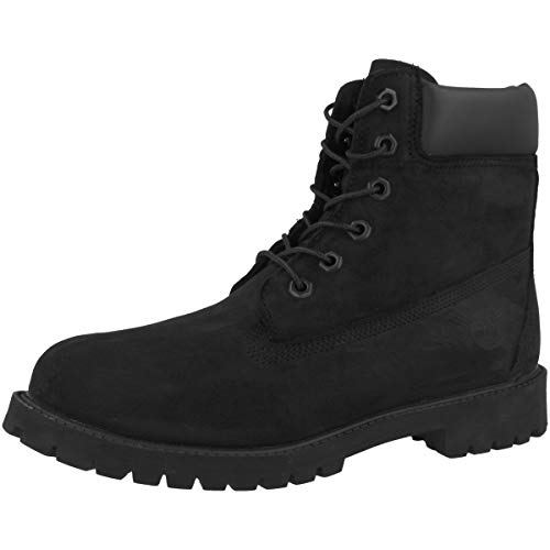 Timberland Baby 6" Premium Waterproof Boot Core Little Kid, Black Nubuck, 10 M US Toddler