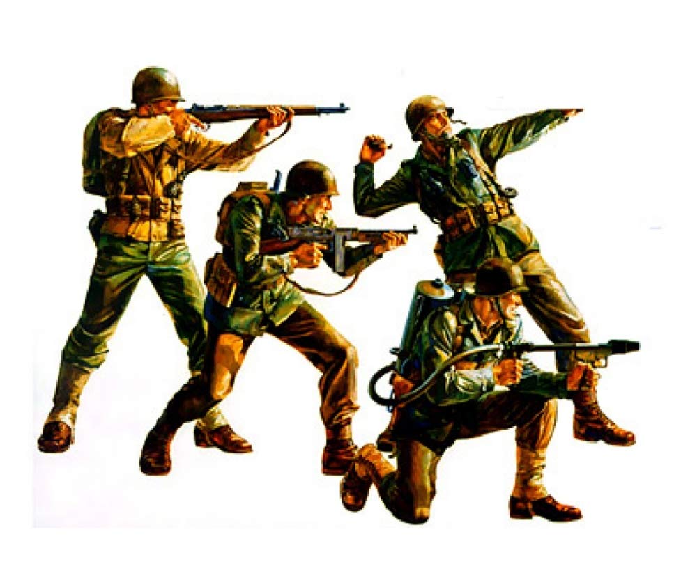 TAMIYA 1/35 US Army Infantry Plastic Model TAM35013 Plastic Accys Figure Sets