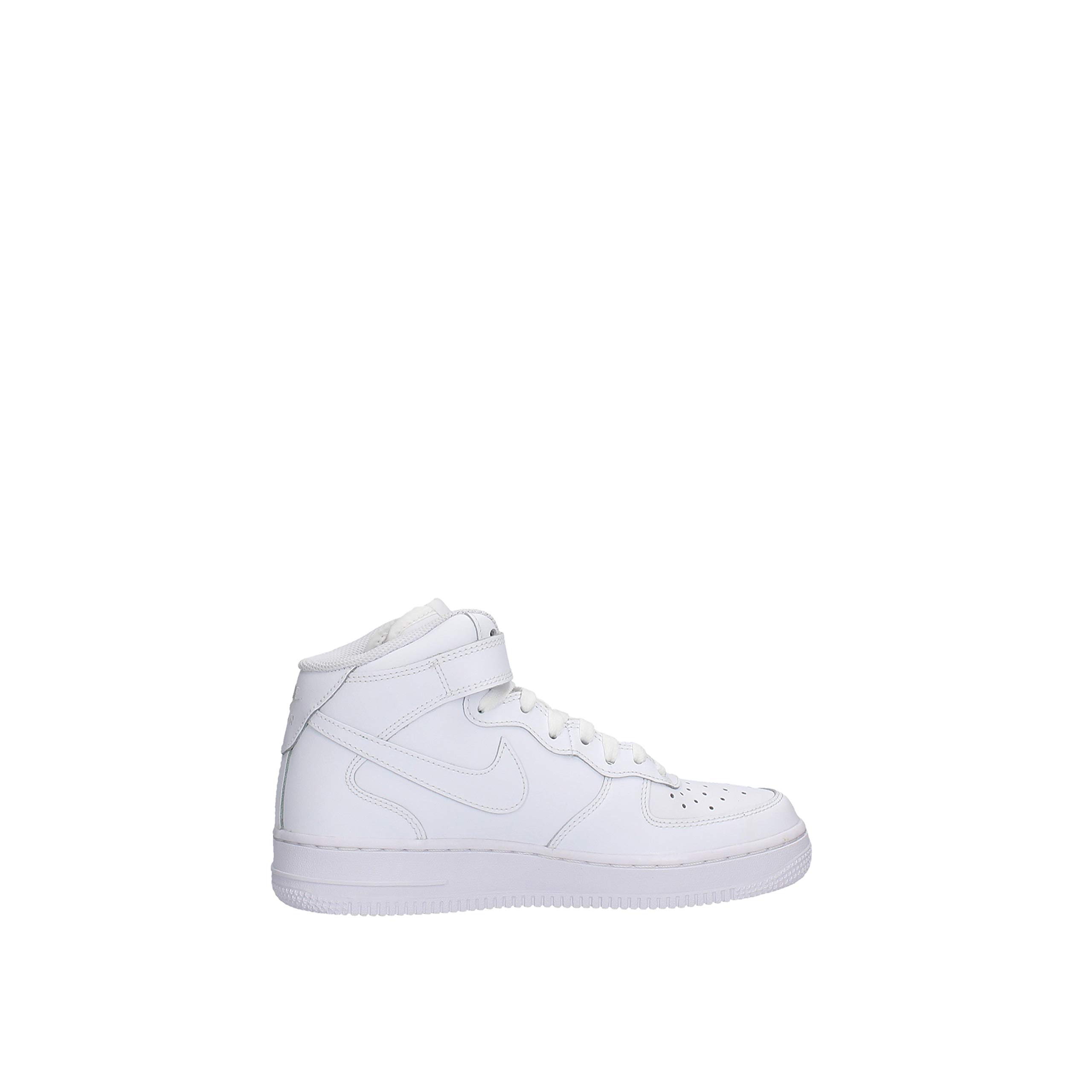 Nike Boys' Air Force 1 Trainers, White (White/White 113), 5 Big Kid