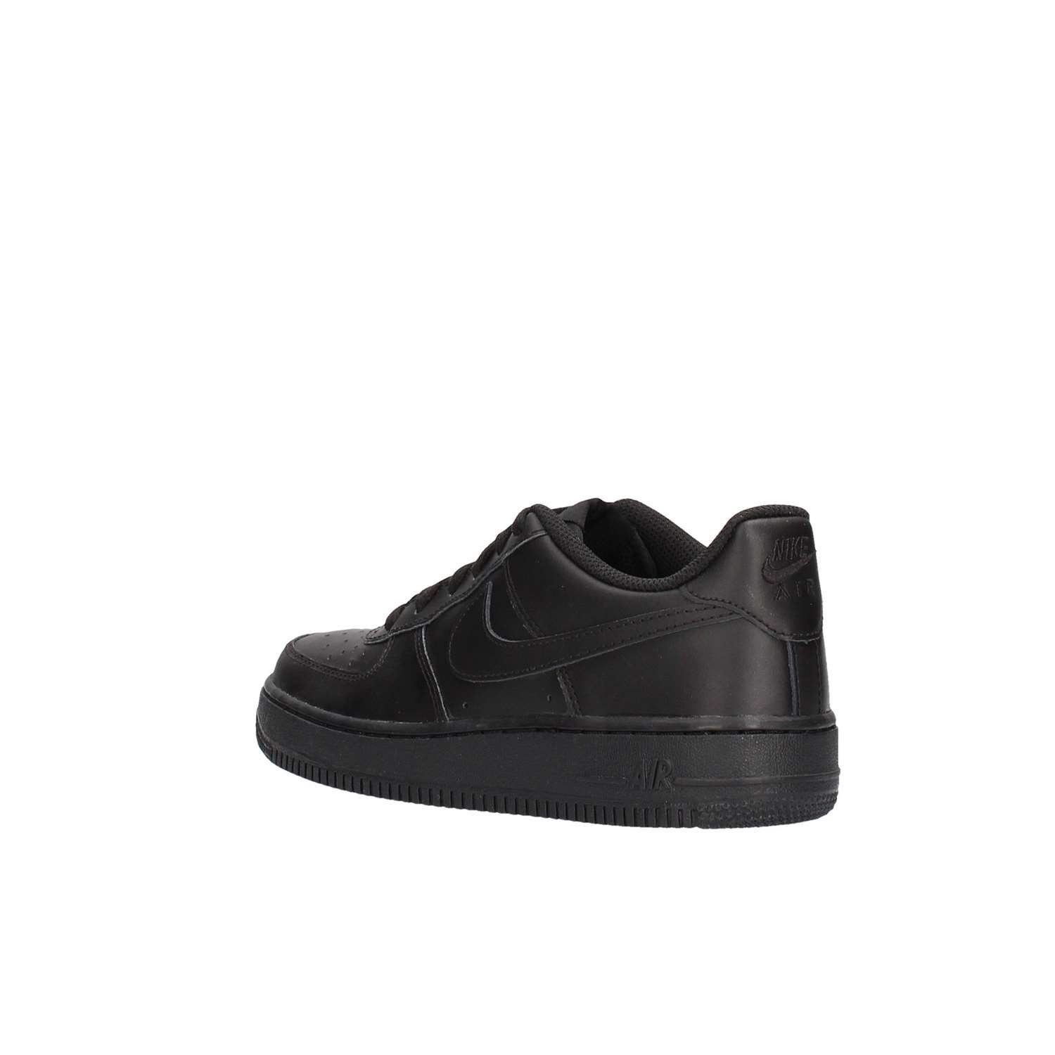 Nike Air Force 1 Big Kids Style Shoes 314192, Black/Black, 6