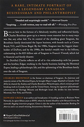 Distilled: A Memoir of Family, Seagram, Baseball, and Philanthropy