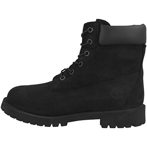 Timberland Baby 6" Premium Waterproof Boot Core Little Kid, Black Nubuck, 10 M US Toddler