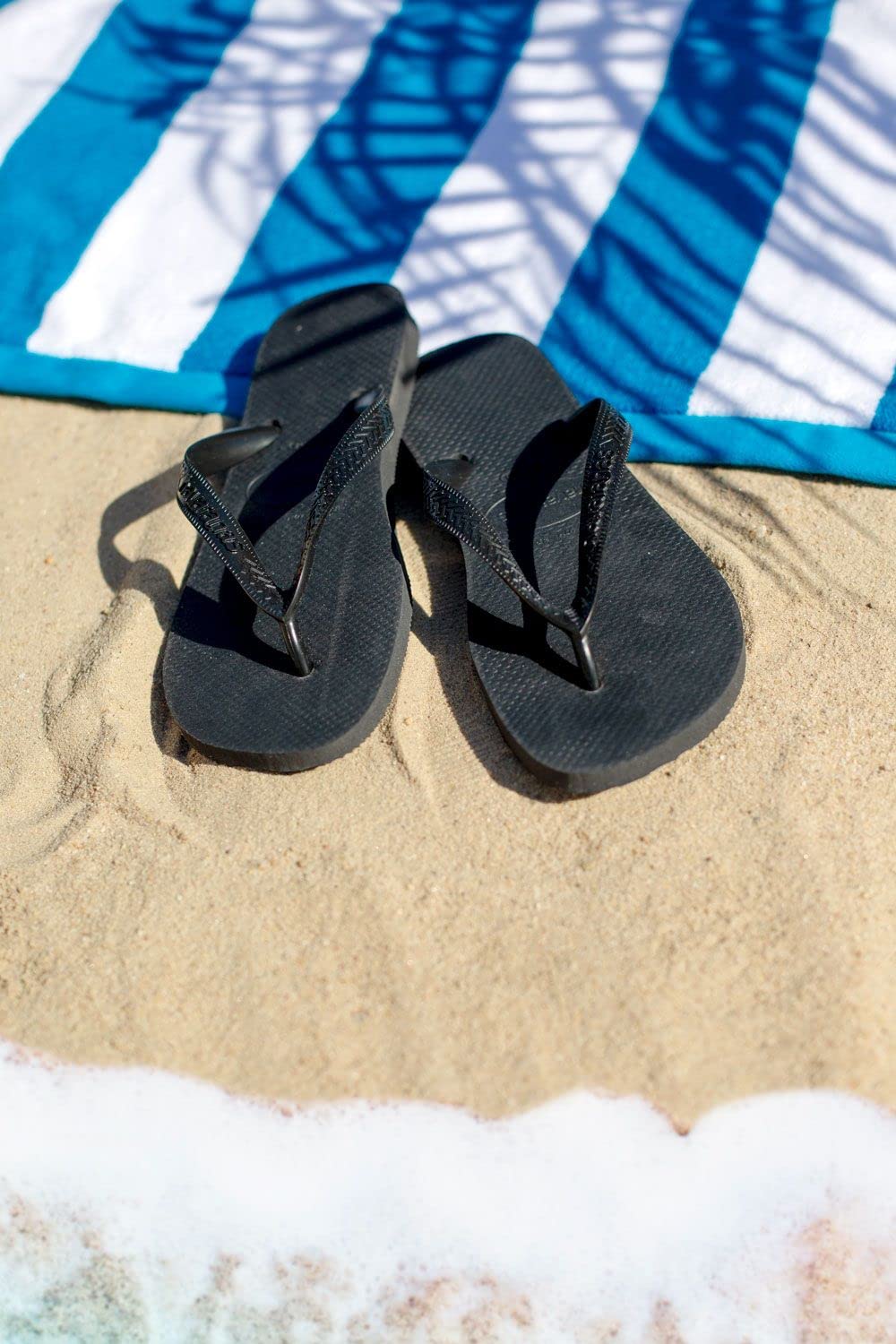 Havaianas Men's Top Flip Flop Sandal, Black, 11-12 M US