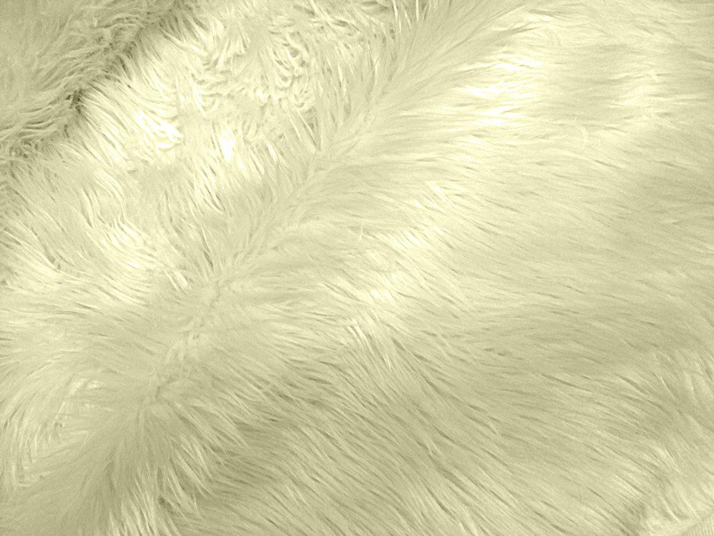 60'' Wide Faux Fur Luxury Shag Ivory Fabric By the Yard