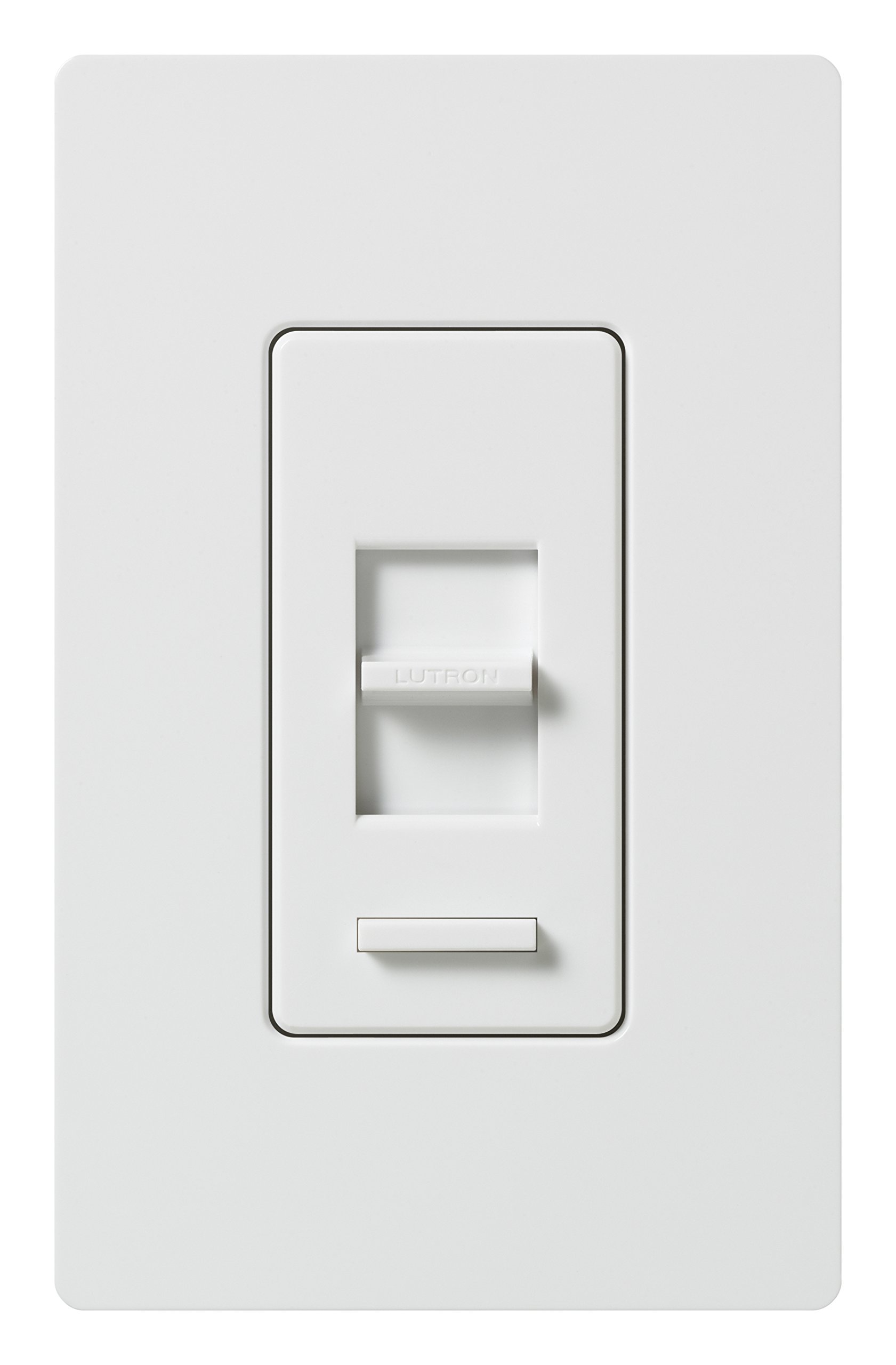 Lutron LG-603PGH-WH 600W Eco Dim Single-Pole/3way Dimmer, White