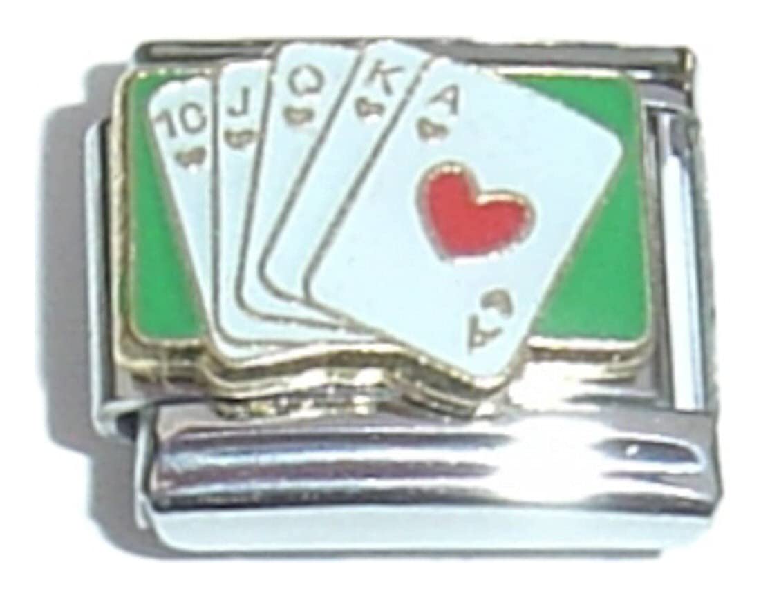Playing Cards Ace King Queen Jack Ten Italian Charm