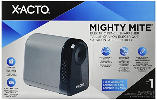X-ACTO® Mighty Mite® Electric Pencil Sharpener, Gray