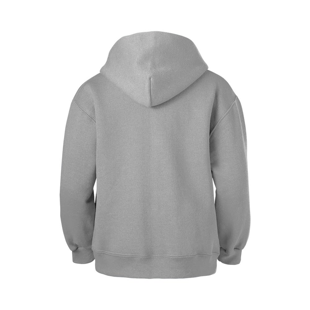 MJ Soffe Big Boys Basic Hooded Sweatshirt, Oxford, X-Large