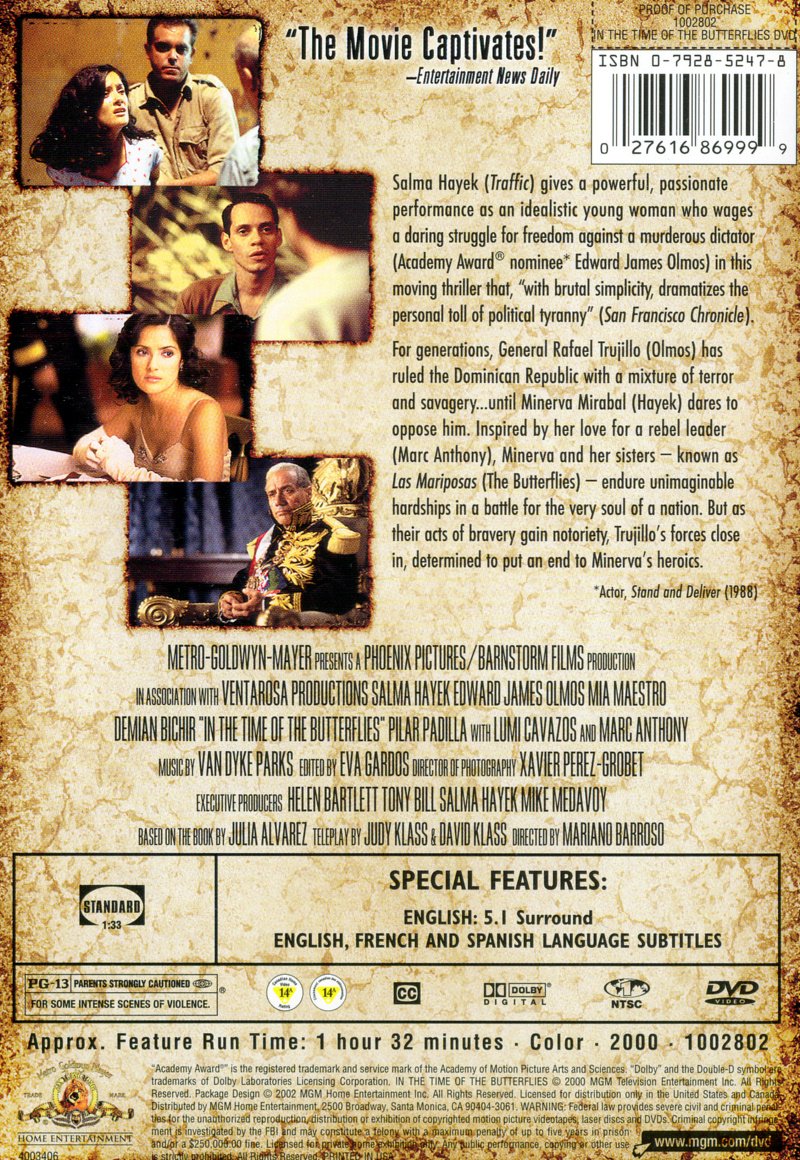 In the Time of the Butterflies [DVD]