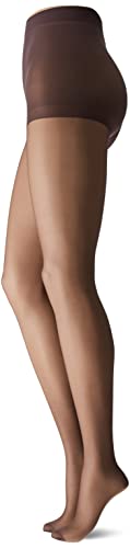 Hanes Silk Reflections Women's Plus-Size Enhanced Toe Pantyhose, Barely Black, 3
