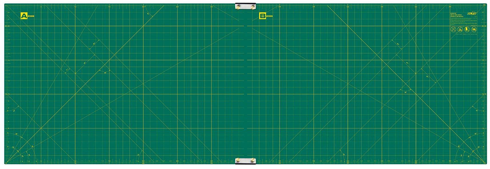 Olfa 23x70 Cutting mat, Green/White